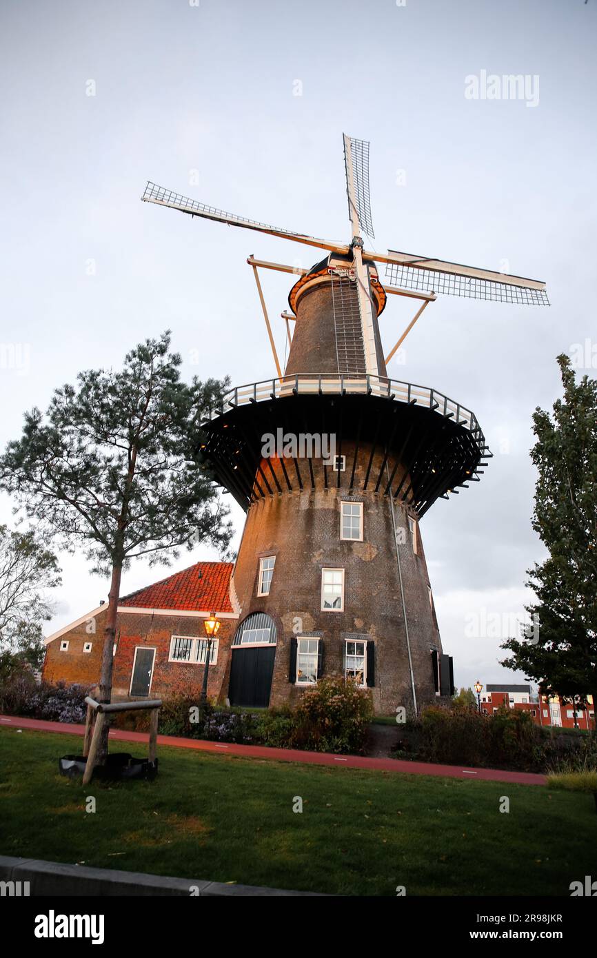 Leiden windmill museum building hi-res stock photography and images - Alamy