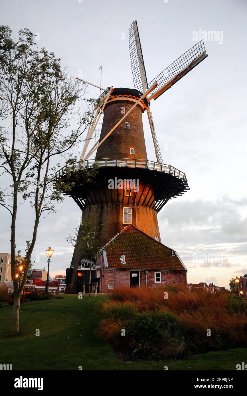 Leiden windmill museum building hi-res stock photography and images - Alamy