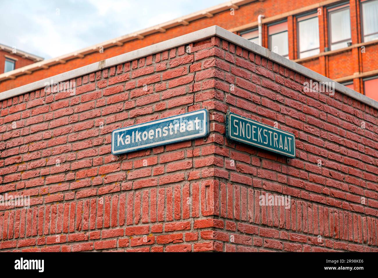 The Hague, Netherlands - October 7, 2021: Street signs in the Hague ...