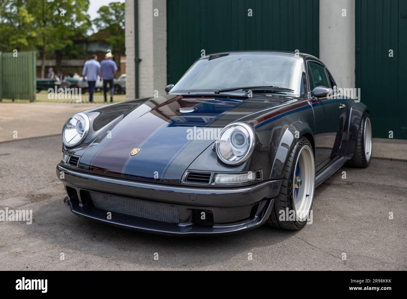 Singer Porsche 911, on display at the Bicester Flywheel held at the ...