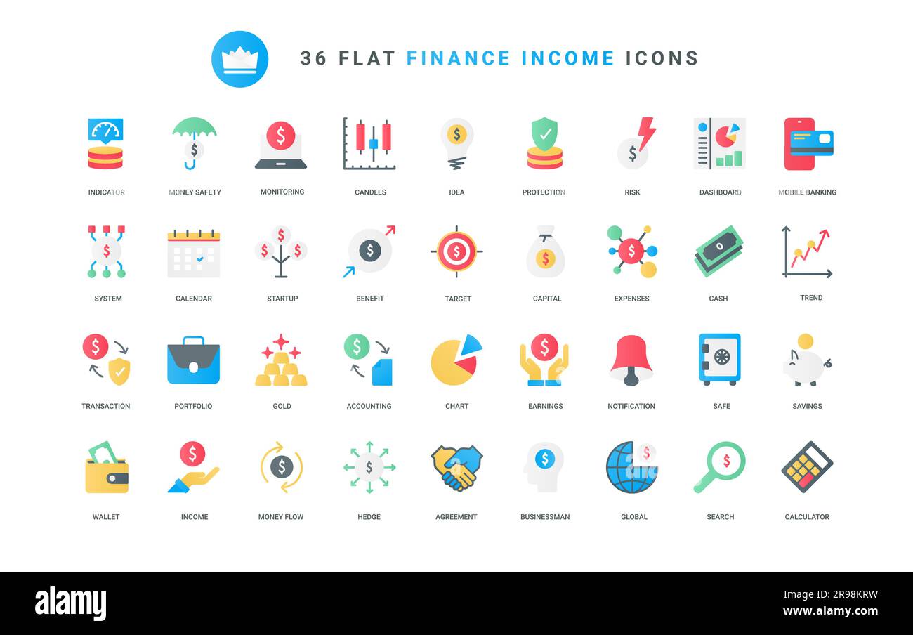 Financial trends and risks, profit charts on dashboard, plan and budget ...