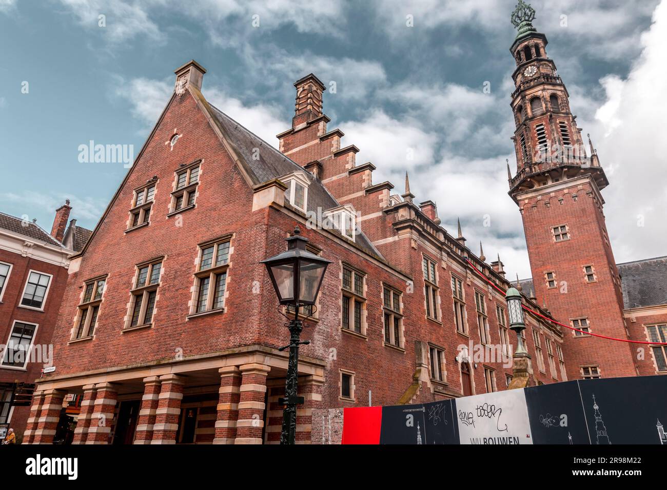 Leiden, Netherlands - October 7, 2021: Front view of Leiden City Hall ...