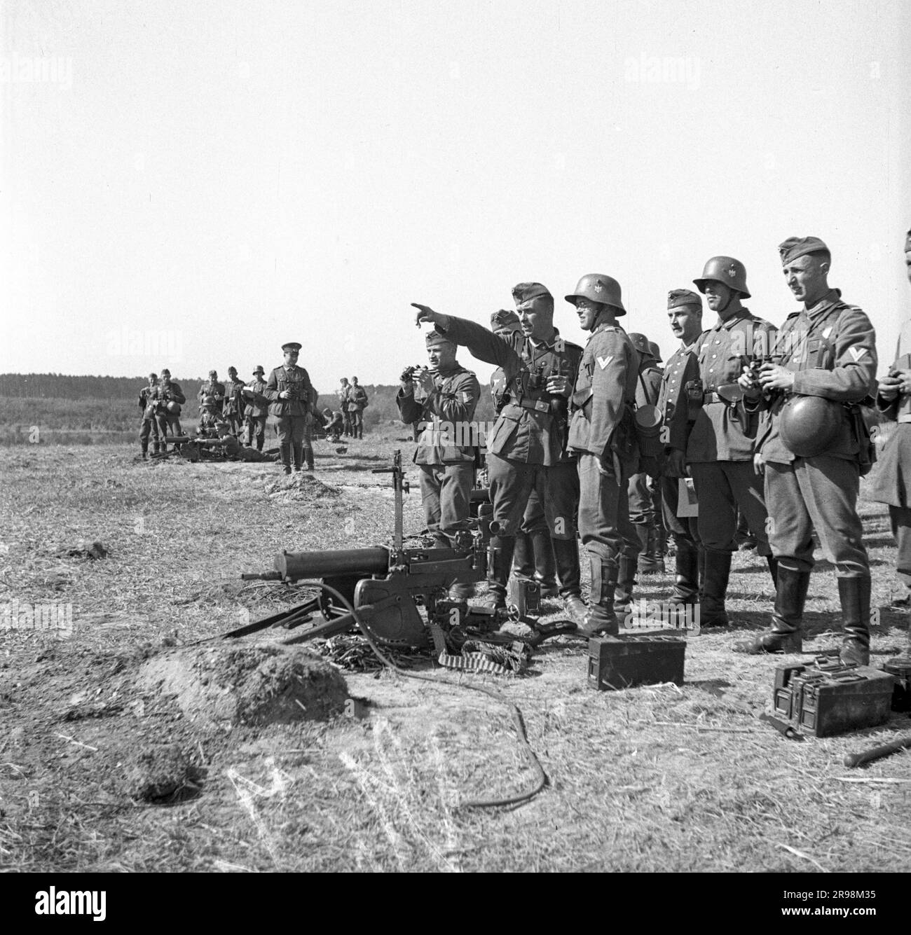 Maschinengewehr MG 08 / Machine gun MG08 Wehrmacht Heer Ausbildung ...