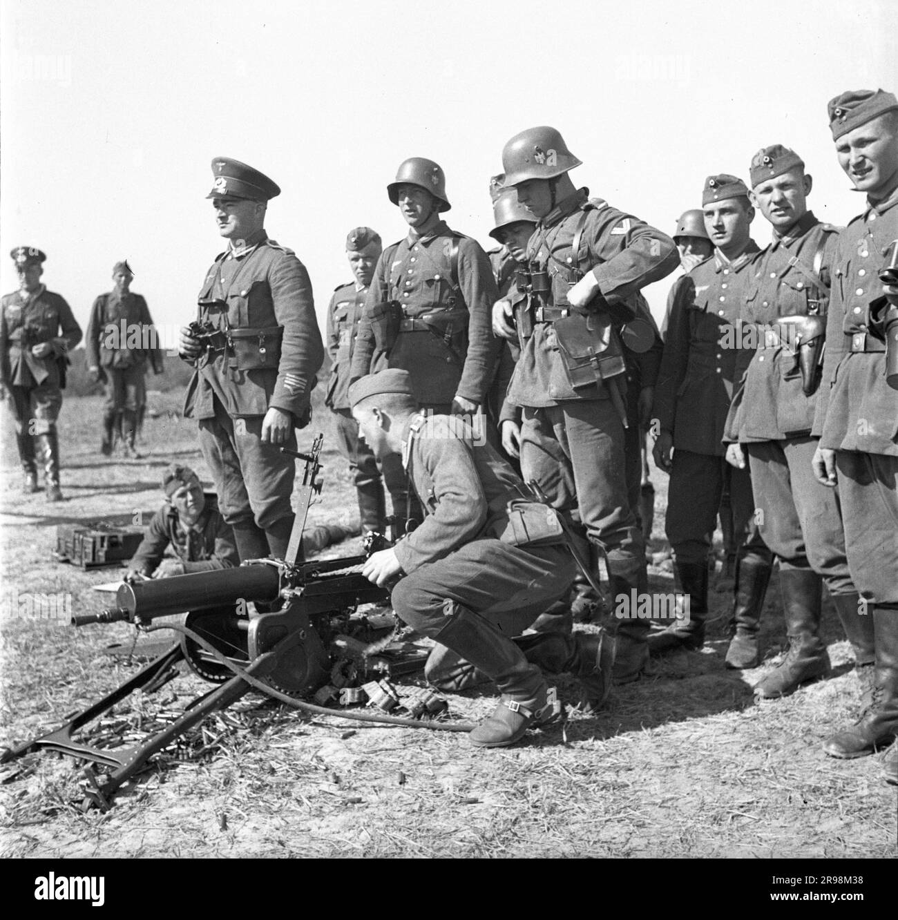 Maschinengewehr MG 08 / Machine gun MG08 Wehrmacht Heer Ausbildung ...