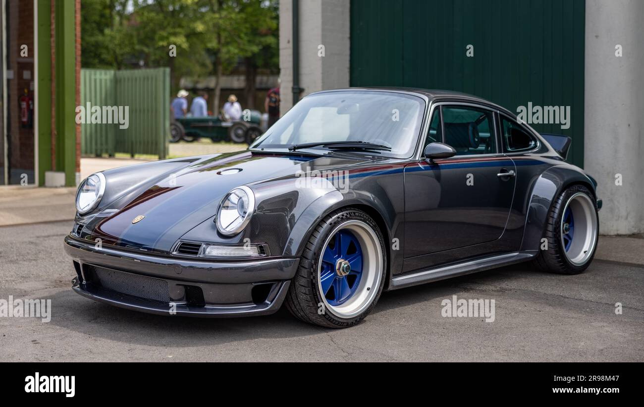 Singer Porsche 911, on display at the Bicester Flywheel held at the ...