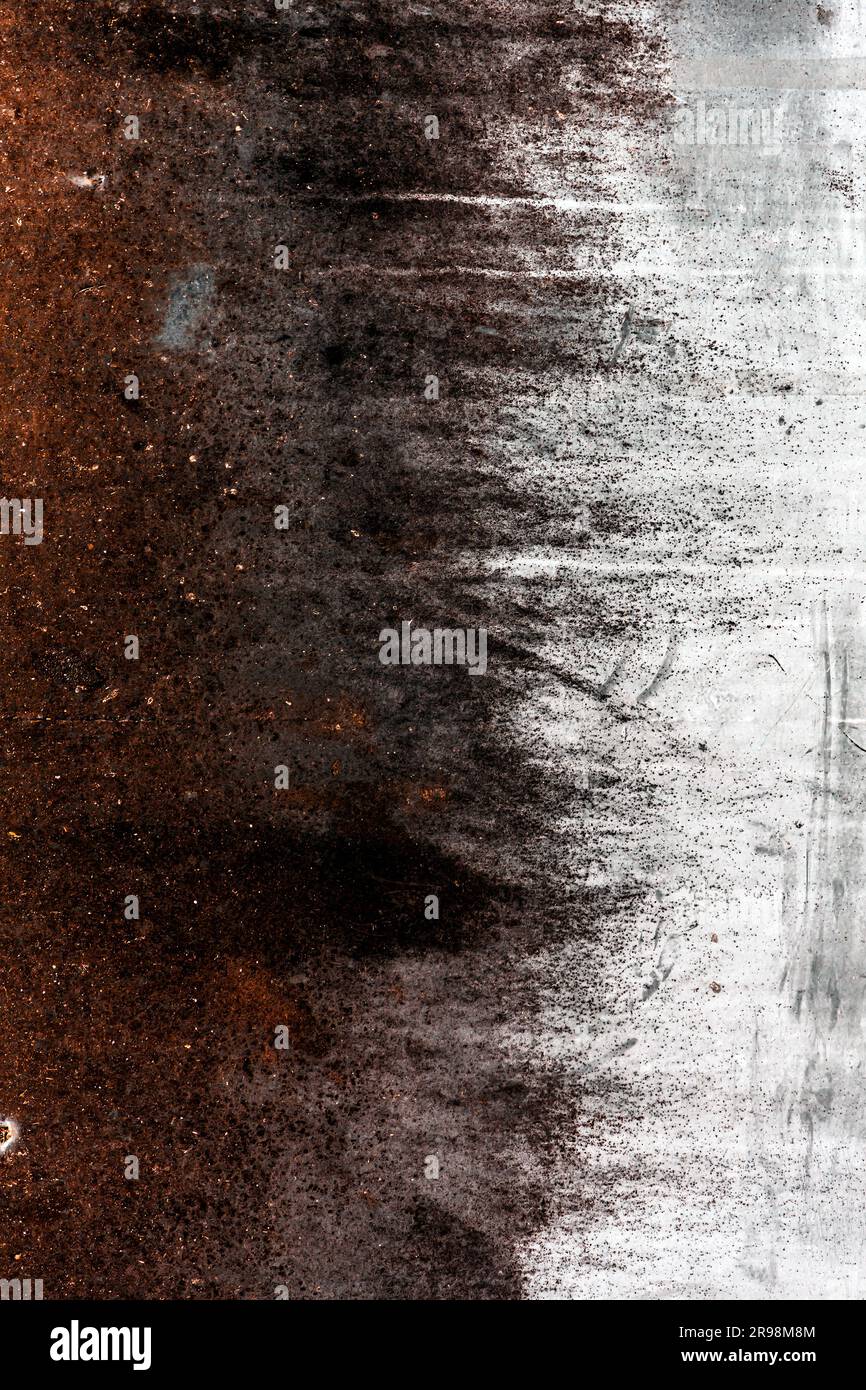 Rusty metal texture close up background with stains and scratches Stock ...