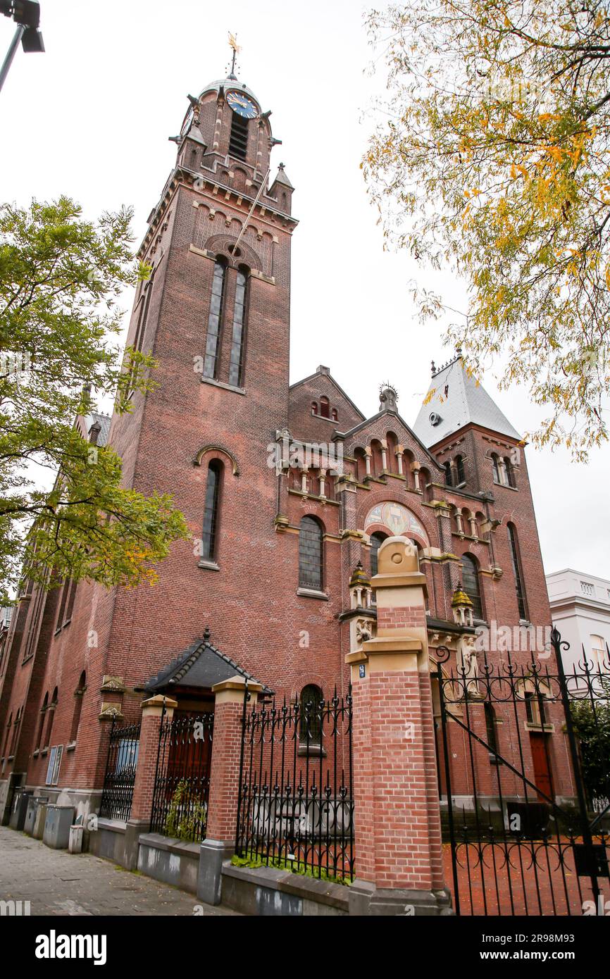 The Arminius or Remonstrant church in Rotterdam. Built between 1895 and ...