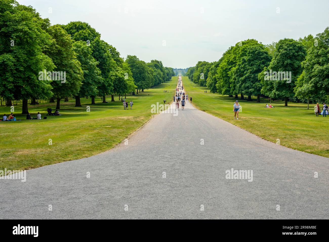 Windsor Castle Gardens Stock Photo - Alamy