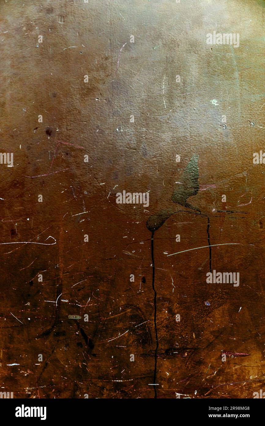 Rusty metal texture close up background with stains and scratches Stock ...