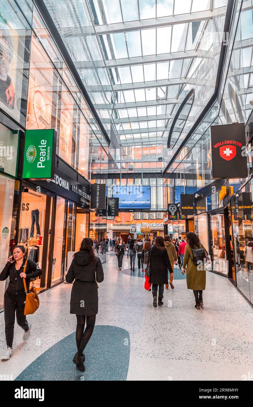 The Hague, Netherlands - October 7, 2021: Interior view from De Passage ...