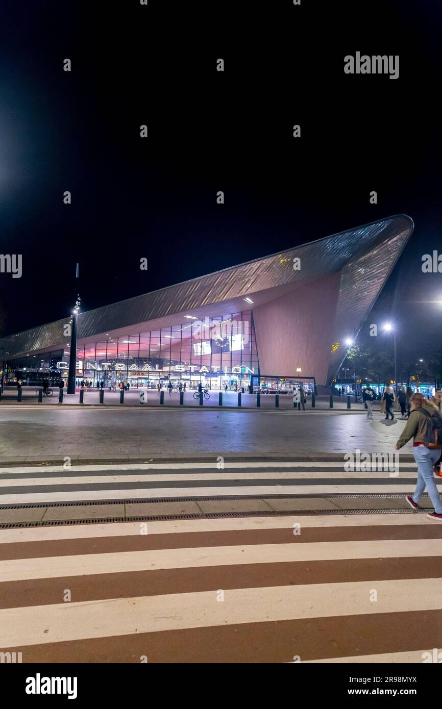 Rotterdam, Netherlands - October 8, 2021: Exterior view of the ...