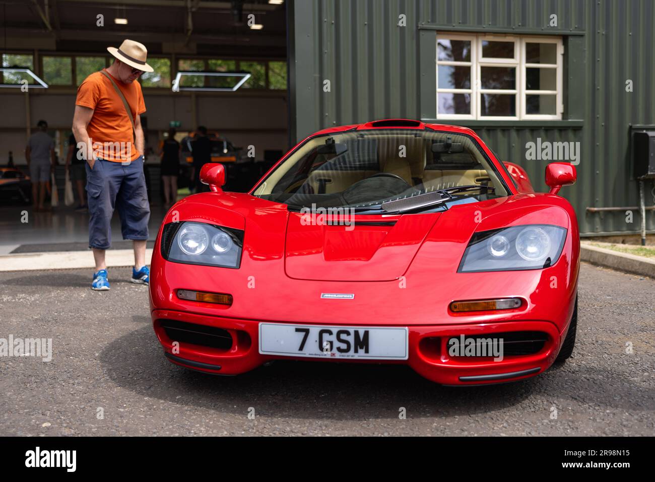 1995 McLaren F1 ‘7 GSM’ on display at the Bicester Flywheel held at the ...
