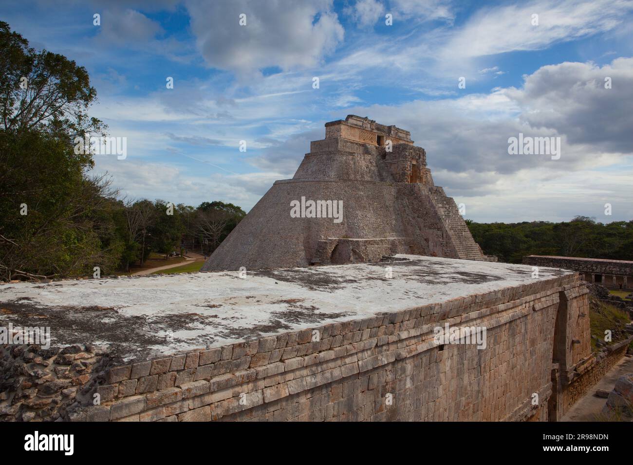 Majestic ruins in Uxmal,Mexico. Uxmal is an ancient Maya city of the ...