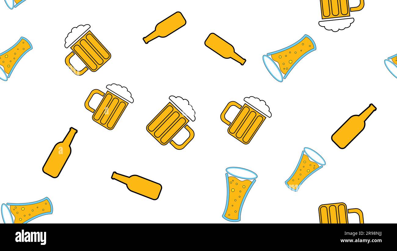 Texture seamless pattern from a set of vintage good tasty refreshing ...