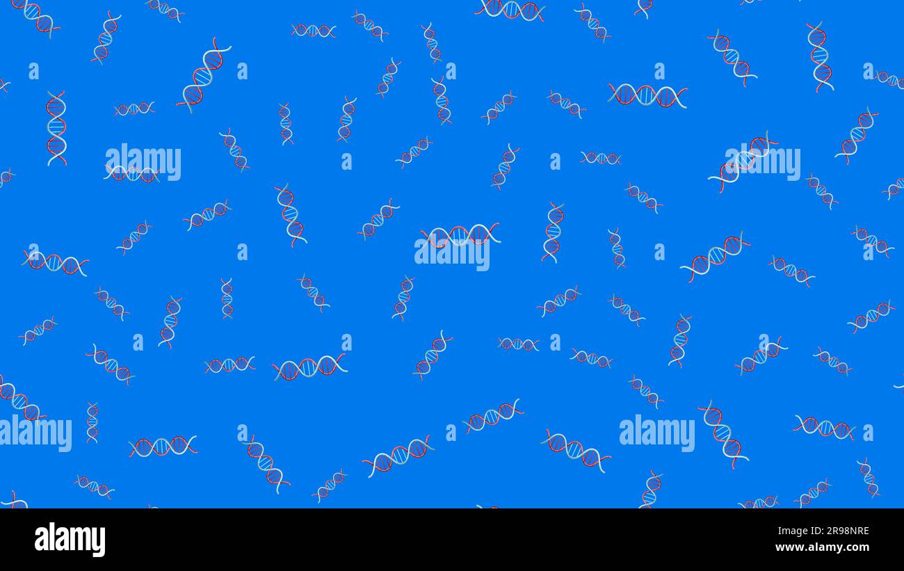 Endless seamless pattern of medical scientific medical objects spirals ...