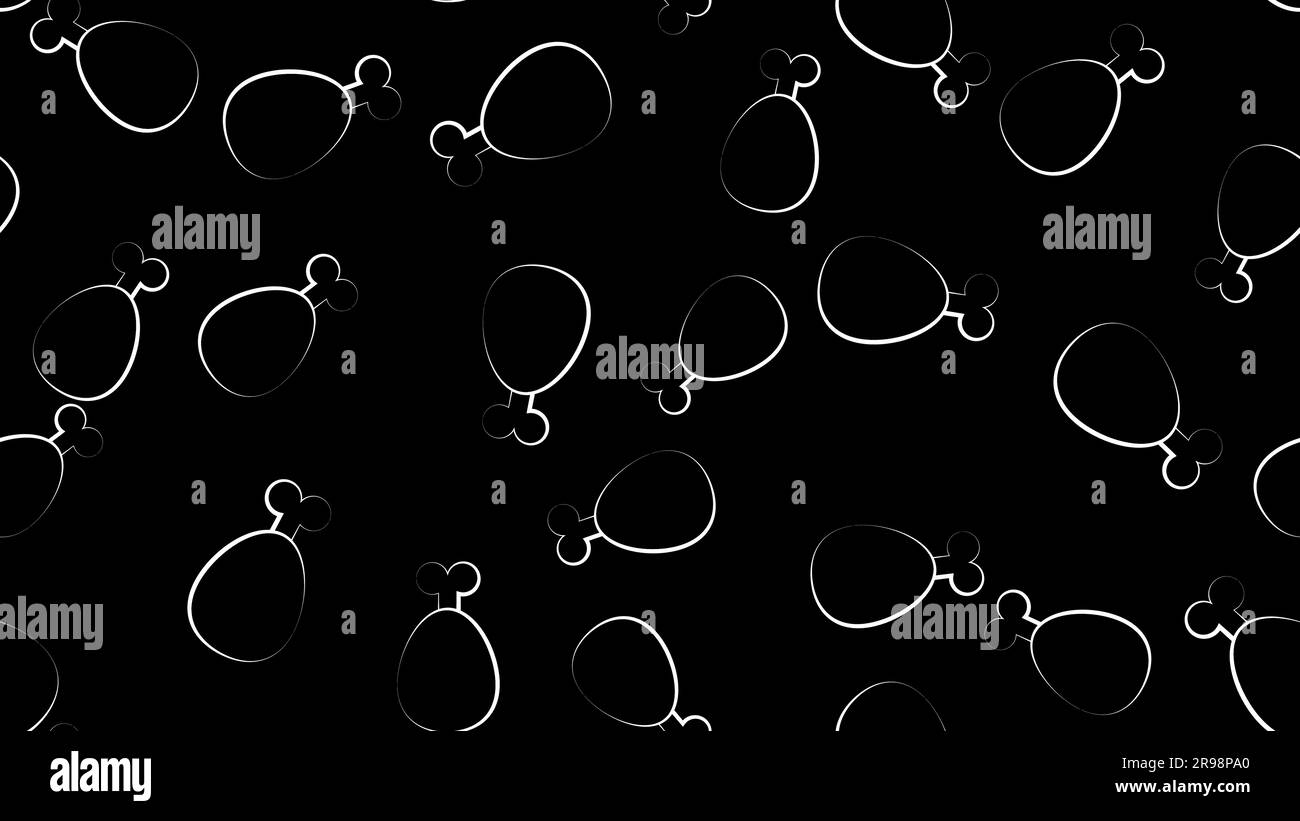 Baked turkey drumstick on Stock Vector Images - Alamy