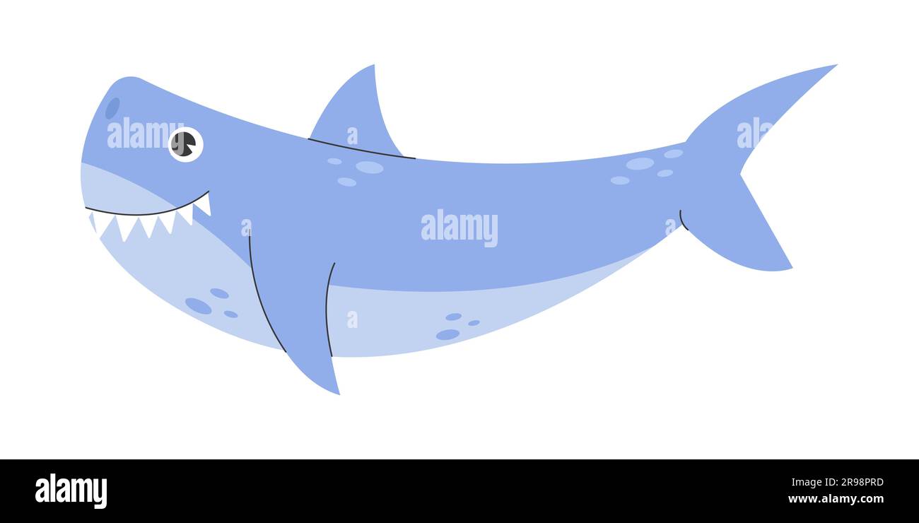 Ocean swimming shark Stock Vector Image & Art - Alamy