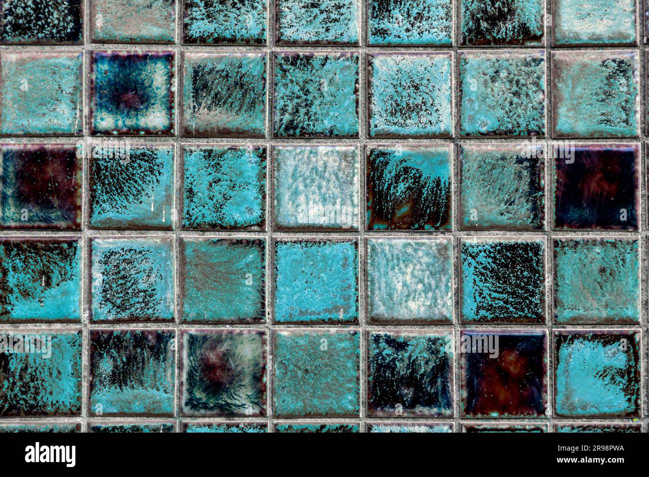 Fragment of glazed ceramic tiled wall close up texture background Stock ...