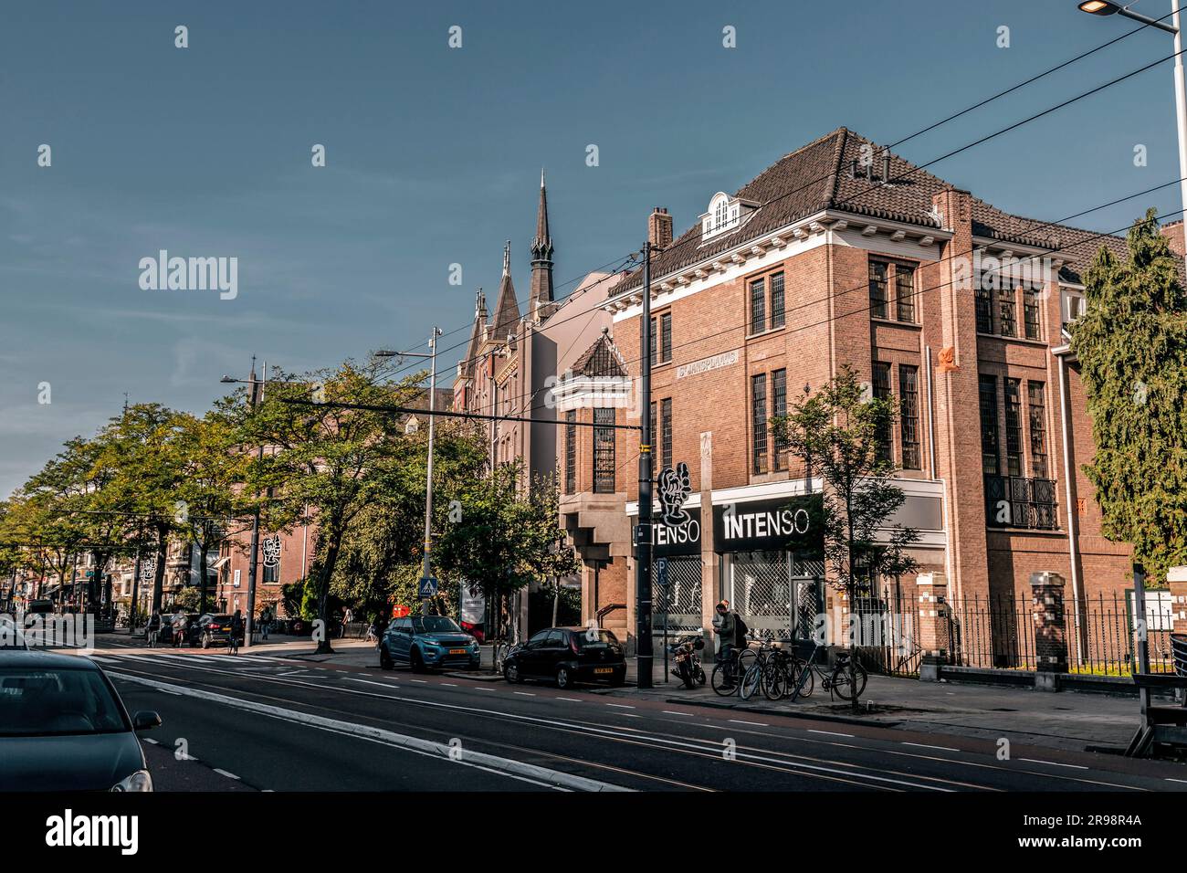Rotterdam, Netherlands - October 8, 2021: Street view and generic ...