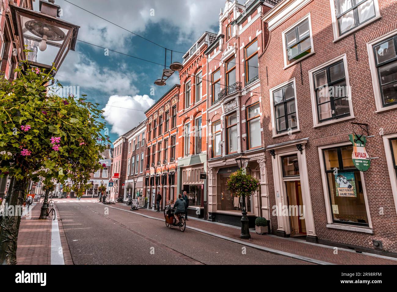 Leiden, Netherlands - October 7, 2021: Street view and generic ...