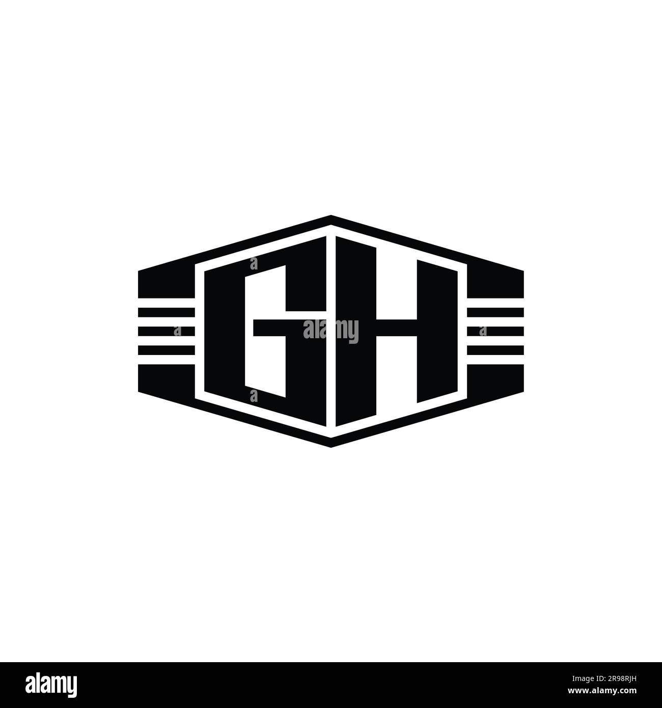 Gh gaming logo hi-res stock photography and images - Alamy