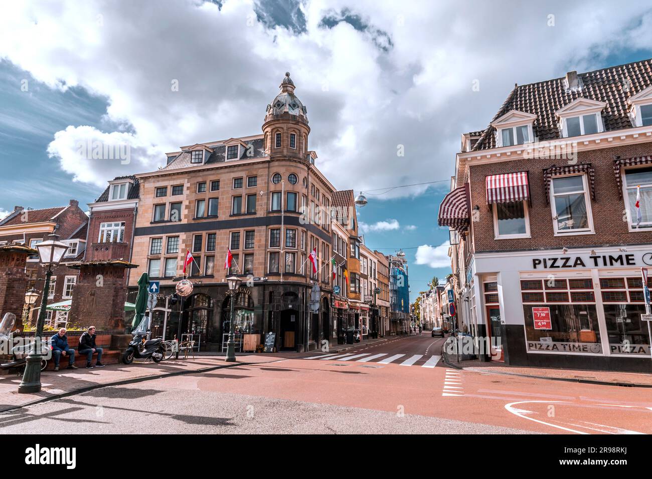 Leiden, Netherlands - October 7, 2021: Street view and generic ...