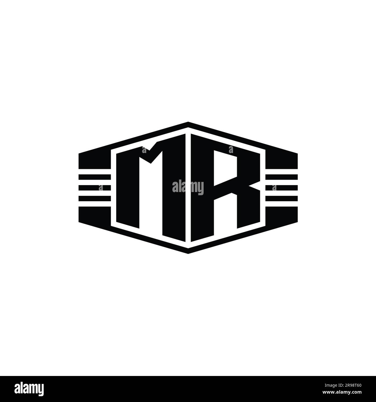 Mr hexagon logo Cut Out Stock Images & Pictures - Alamy