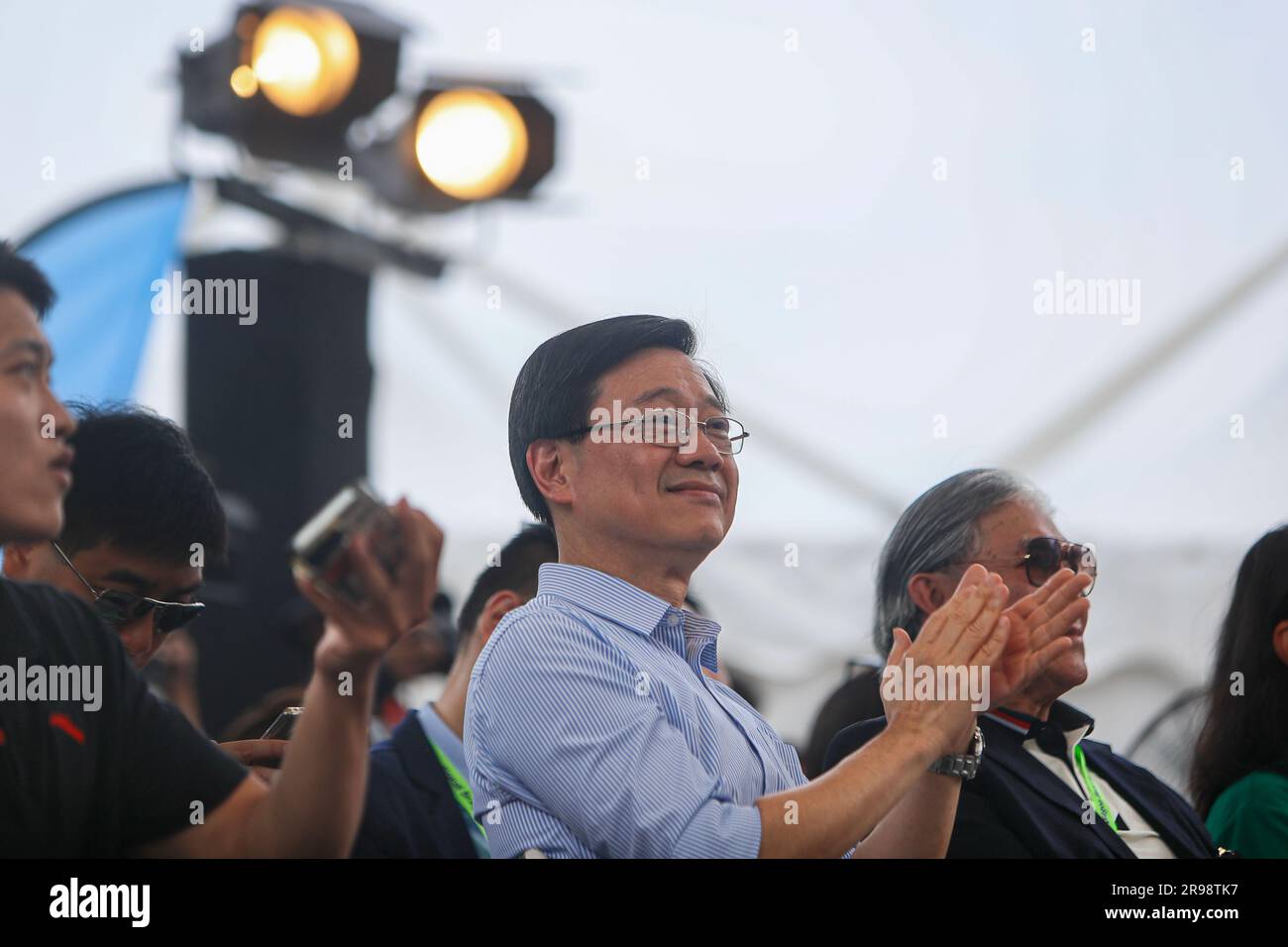 June 25, 2023, Hong Kong, Hong Kong, China: Chief Executive John Lee of ...