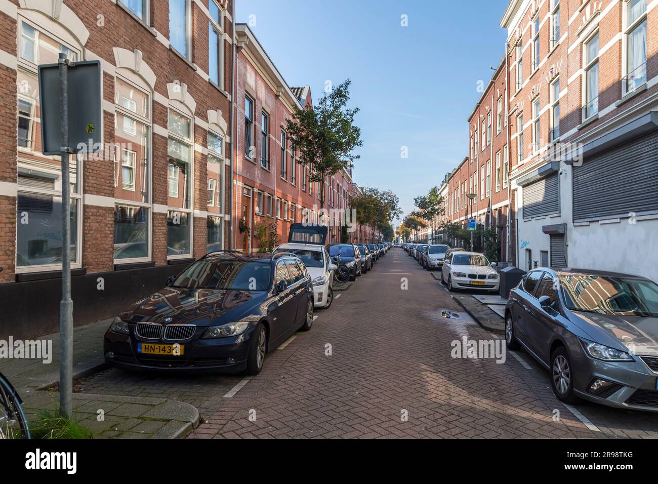 Rotterdam, Netherlands - October 8, 2021: Street view and generic ...