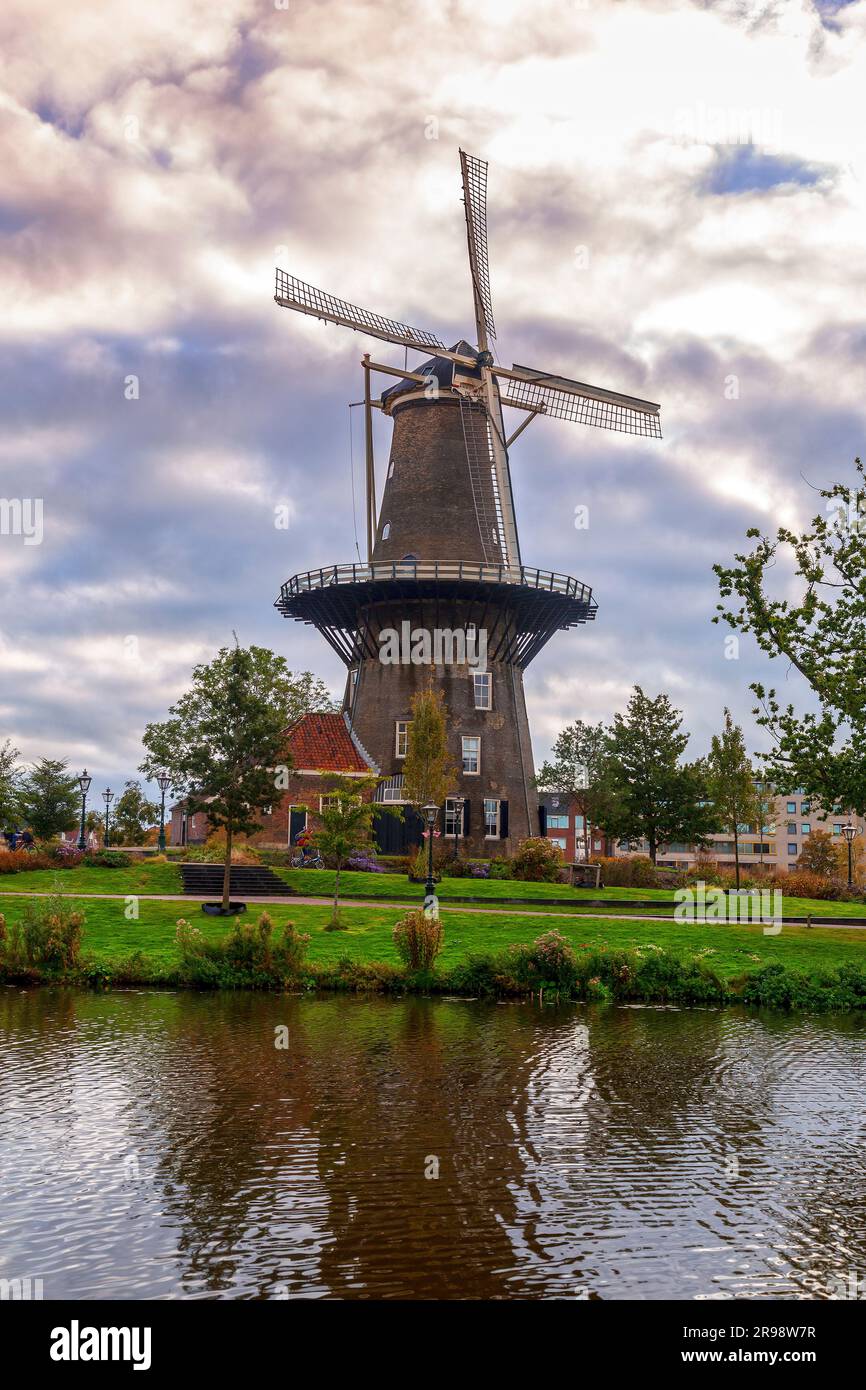 Molen De Valk or De Valk Molenmuseum is a tower mill and museum in ...