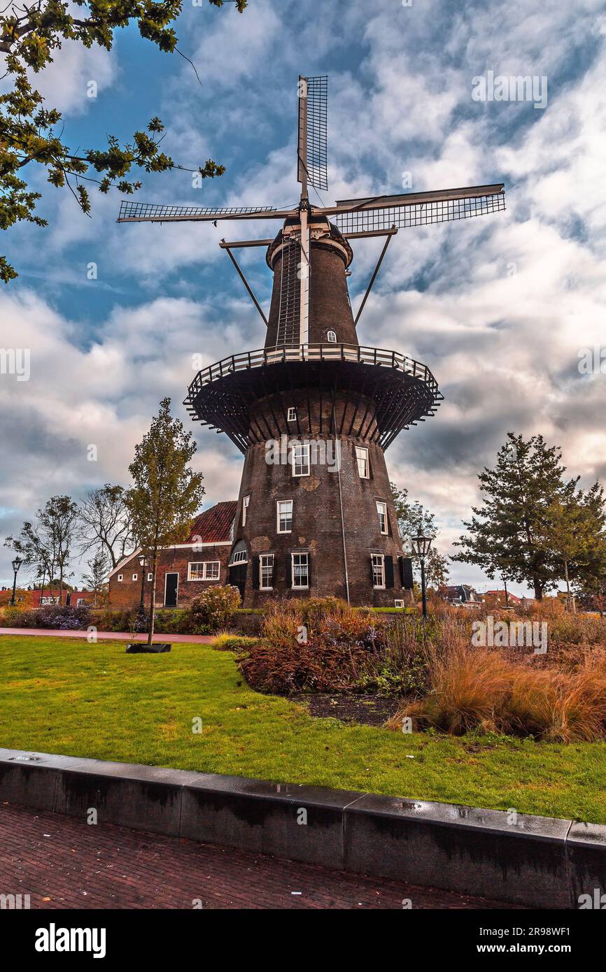 Molen De Valk or De Valk Molenmuseum is a tower mill and museum in ...