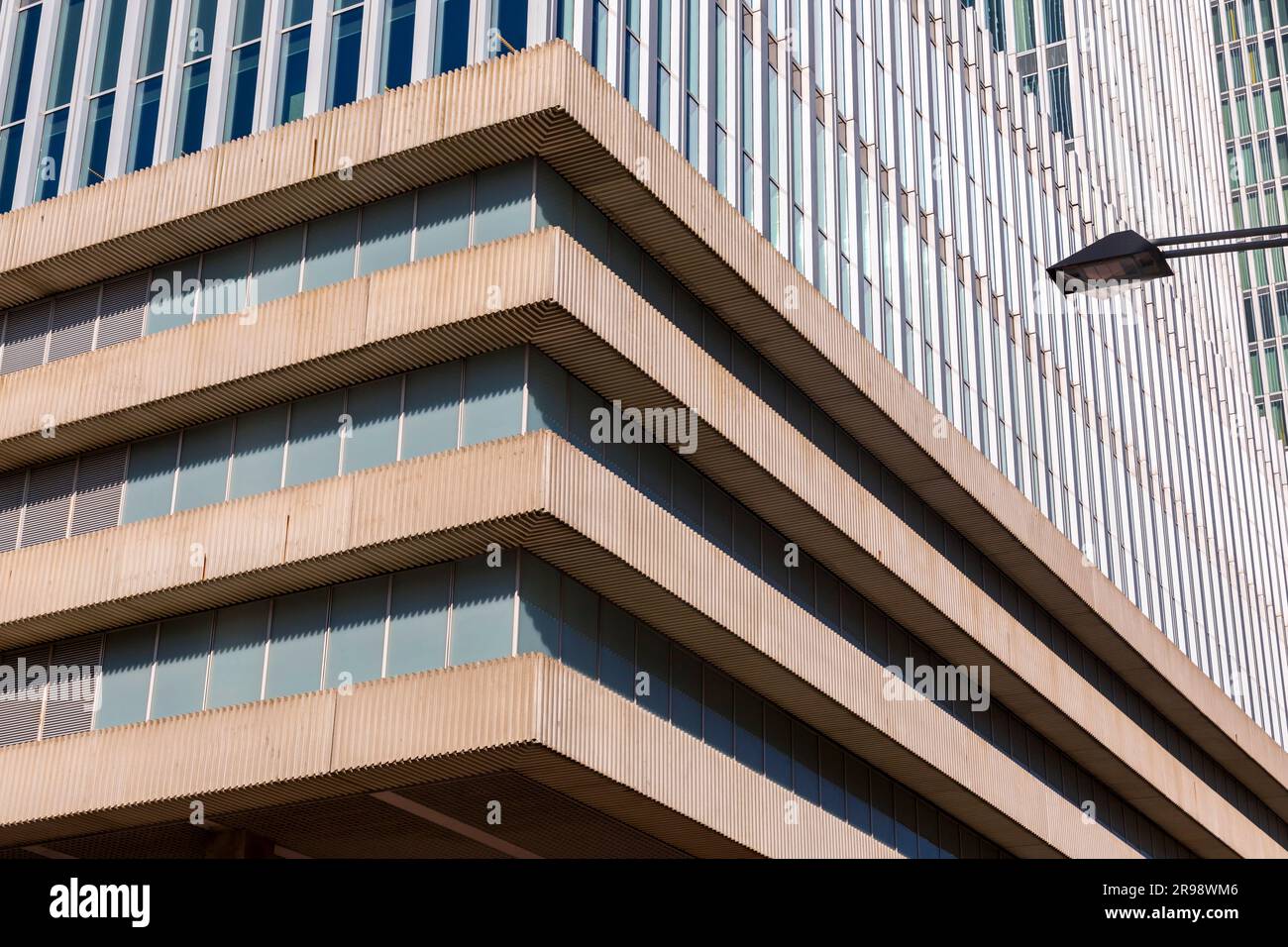 Building facade detail pattern with square and rectangle windows ...