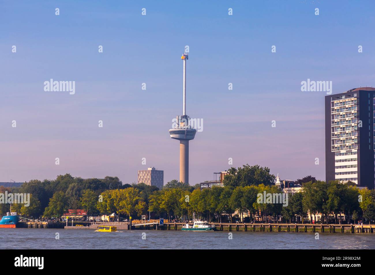 Rotterdam, NL - OCT 8, 2021: Euromast, the observation tower of ...