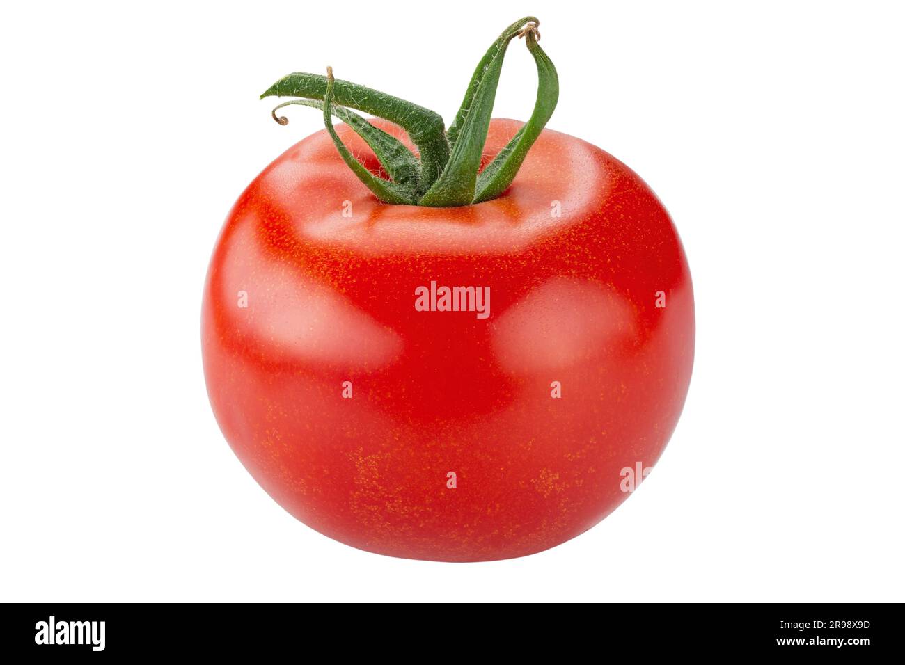 Fresh red tomato isolated on white. File contains clipping path Stock ...