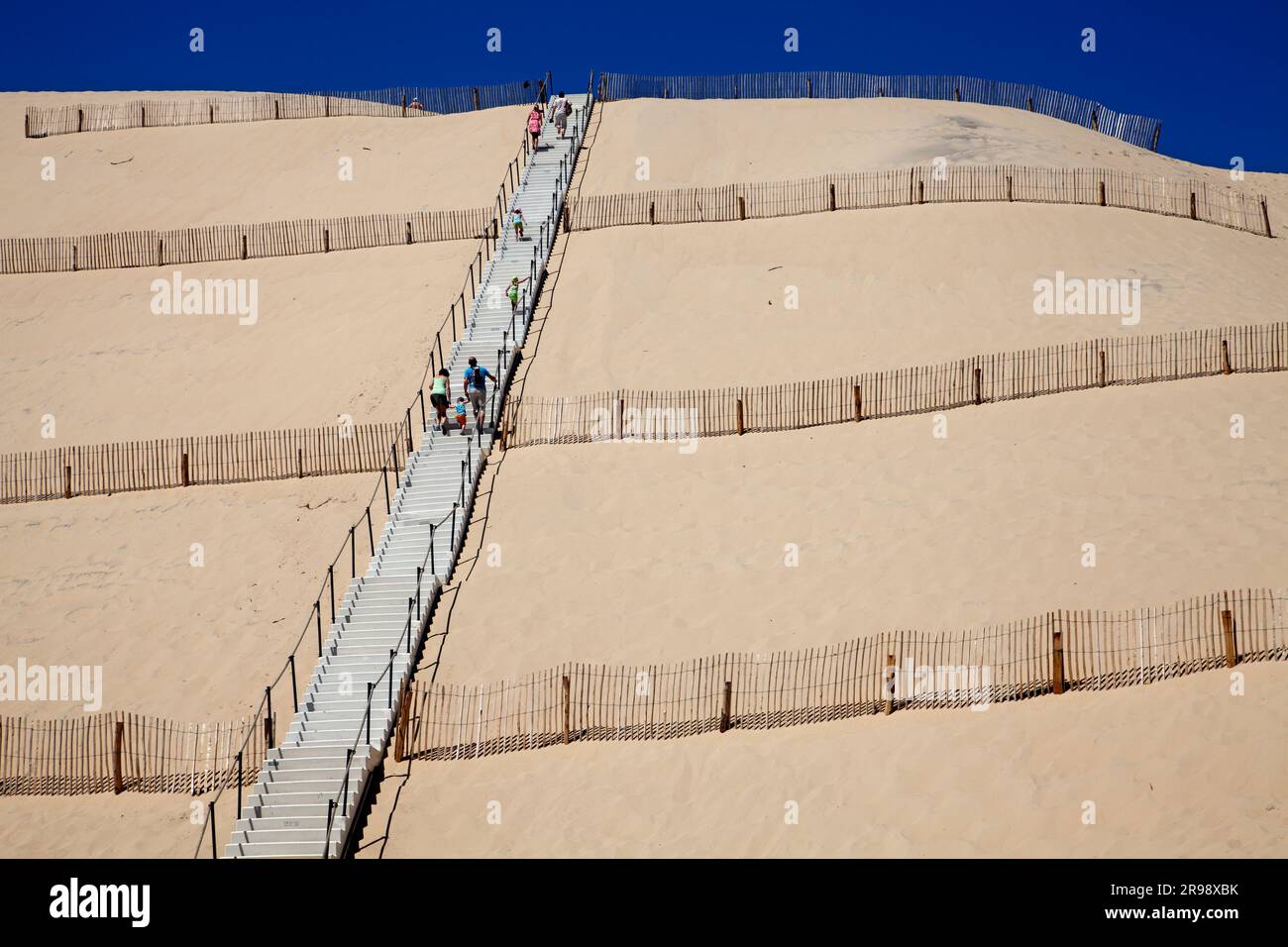 The Dune du Pyla, the highest in Europe, located in the south-west of ...
