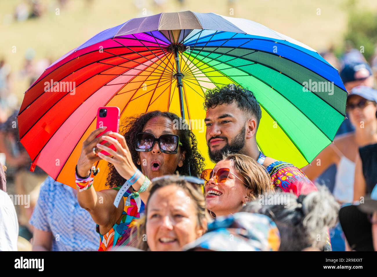 Glastonbury, UK. 25th June, 2023. The Bristol Reggae Orchestra ...