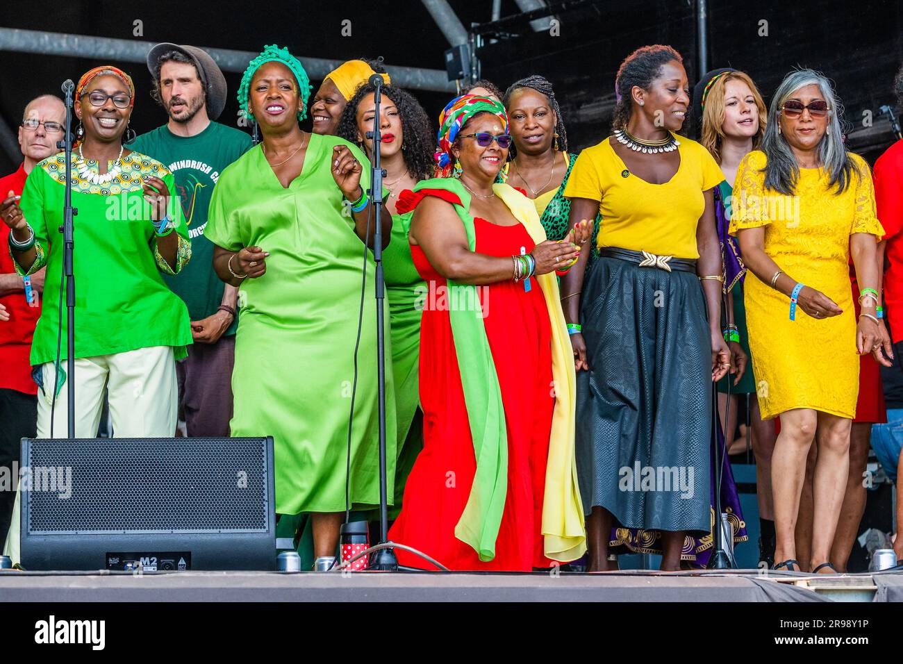 Glastonbury, UK. 25th June, 2023. The Bristol Reggae Orchestra ...