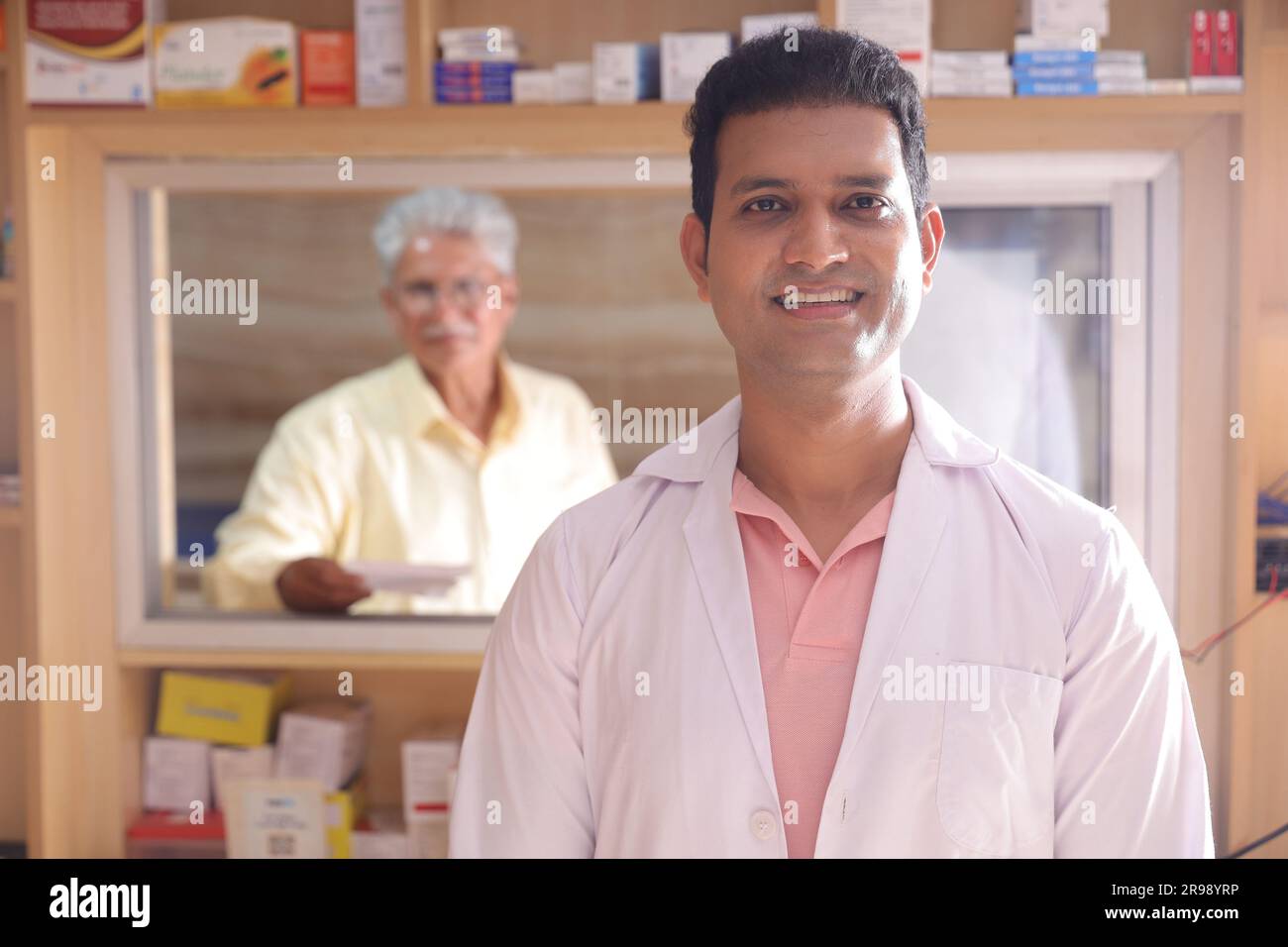 Indian woman pharmacist doctor in hi-res stock photography and images ...