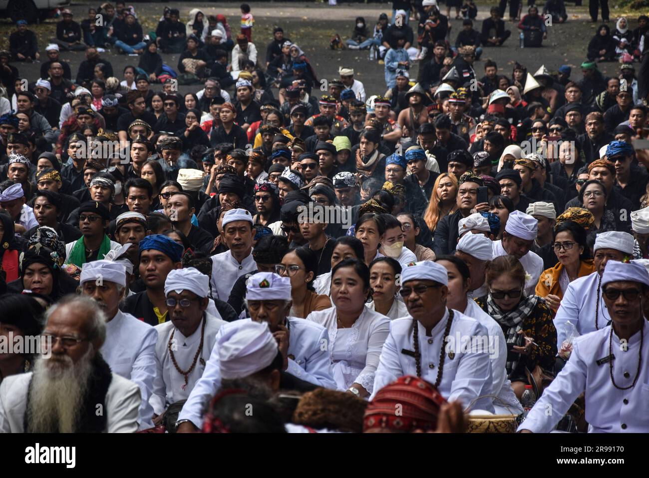 Bandung Regency, West Java, Indonesia. 25 June 2023. Indigenous peoples ...