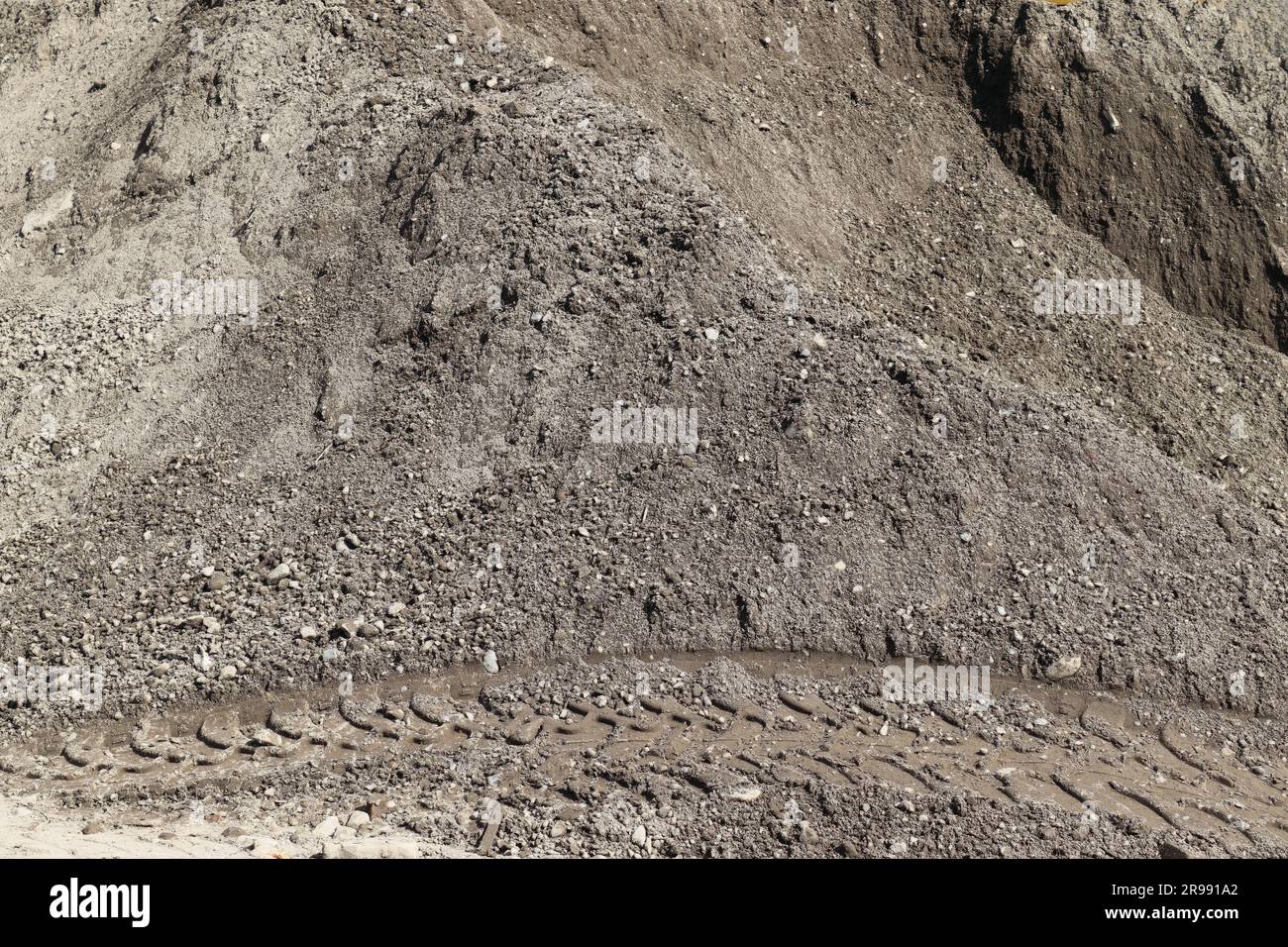 Sand and stones on a gravel ground texture in high resolution Stock ...