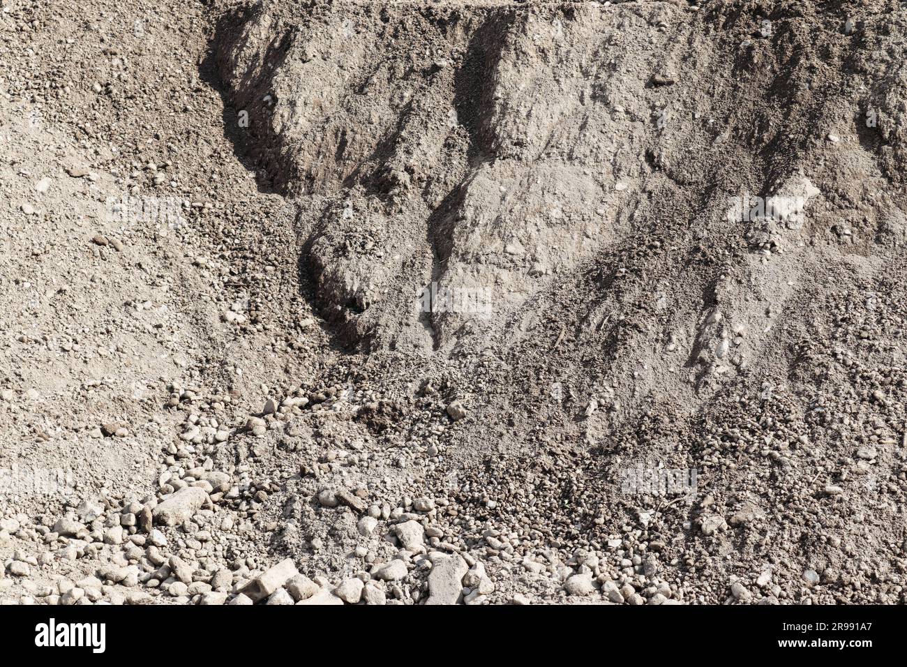 Sand and stones on a gravel ground texture in high resolution Stock ...