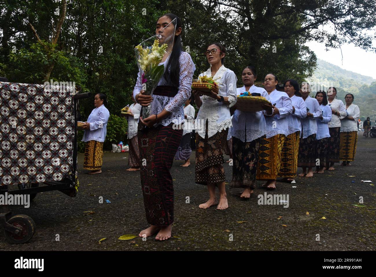 Bandung Regency, West Java, Indonesia. 25 June 2023. A number of women ...