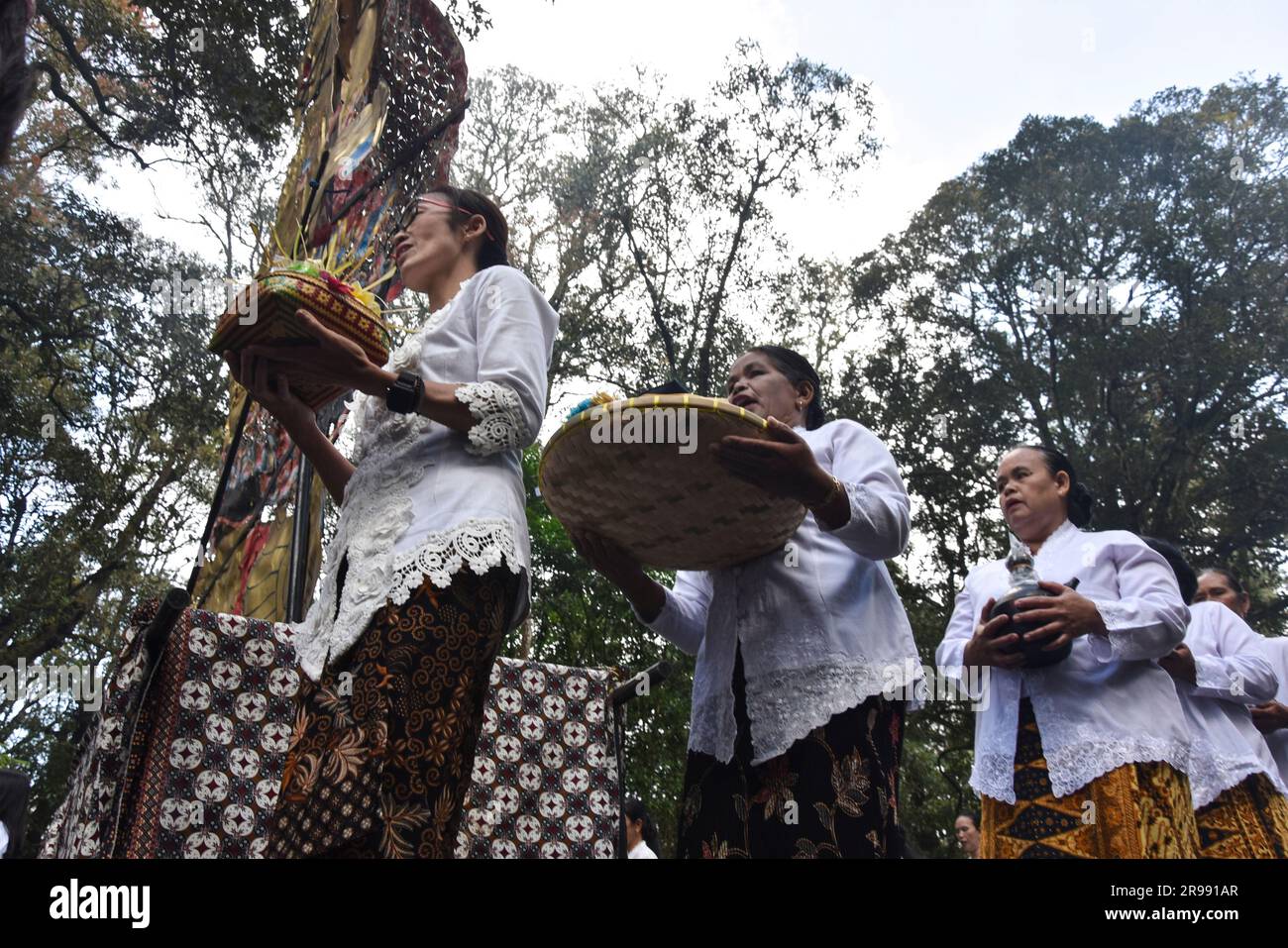 Bandung Regency, West Java, Indonesia. 25 June 2023. A number of women ...