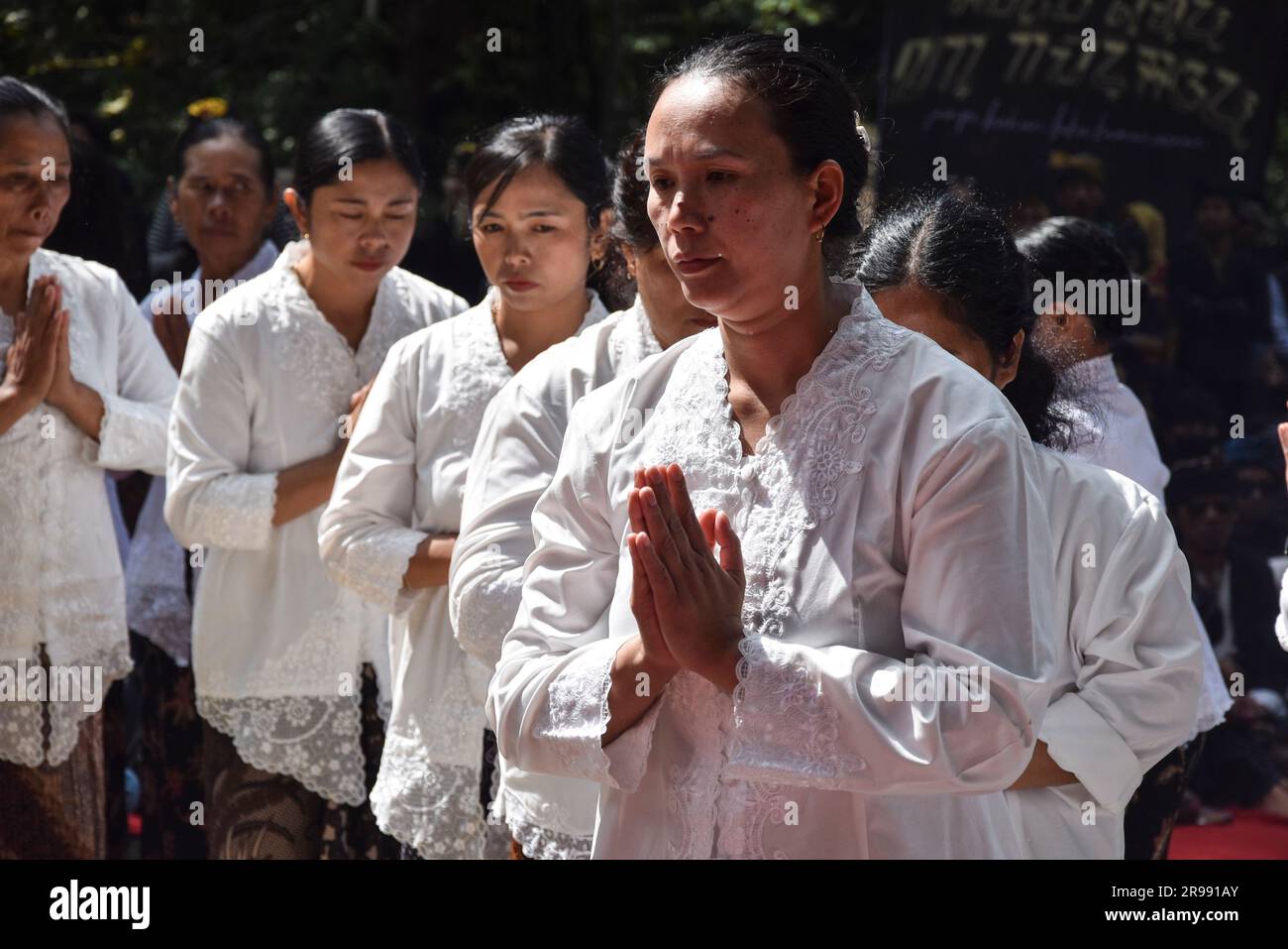 Bandung Regency, West Java, Indonesia. June 25, 2023. Indigenous people ...