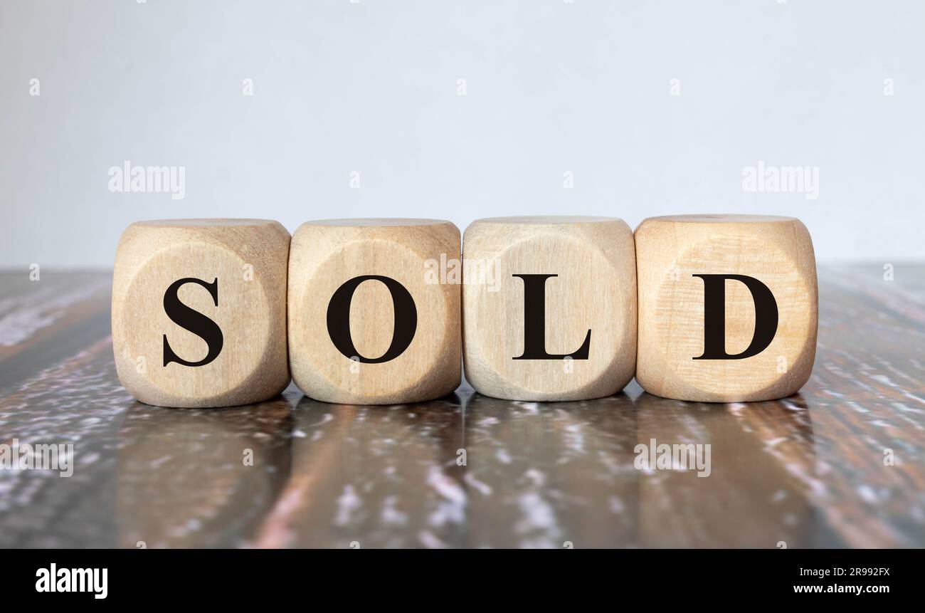 Wooden blocks symbol commerce hi-res stock photography and images - Alamy