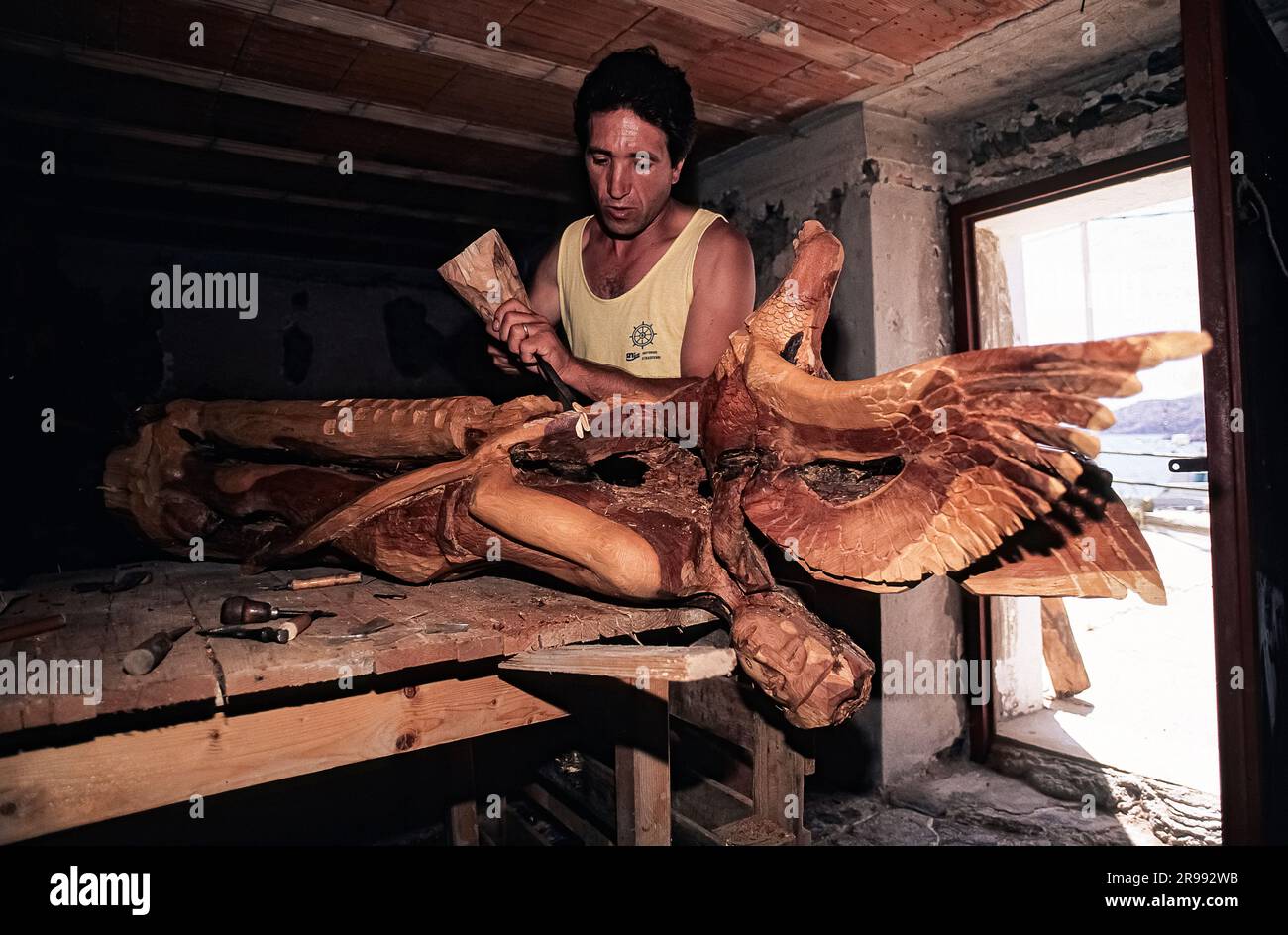 Italy Sardinia ASinara island - The artist Enrico Mereu Stock Photo - Alamy