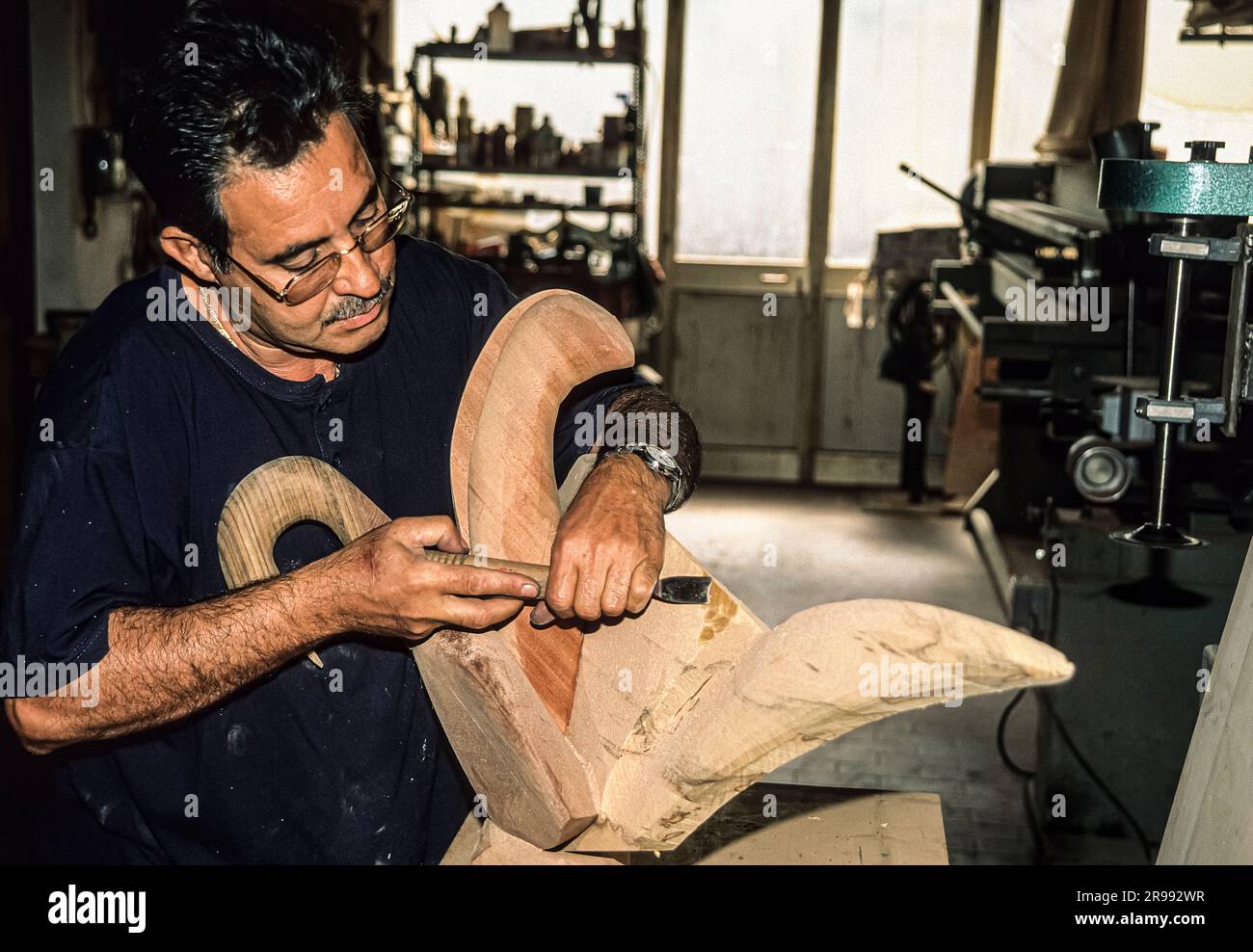 Italy Sardinia Assemini - The artist Francesco Cau Stock Photo - Alamy