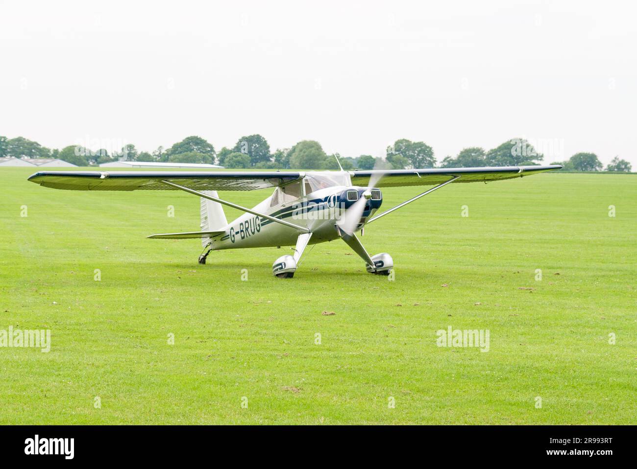 A Luscombe 8E Silvaire Deluxe at Sywell aerodrome Stock Photo - Alamy