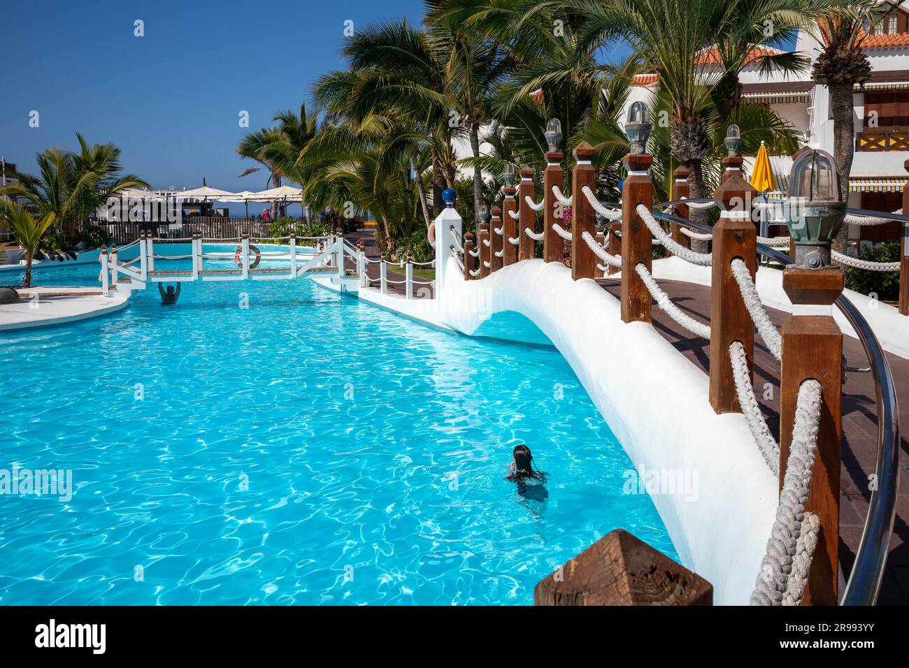 Pool at Playa El Camison Stock Photo - Alamy