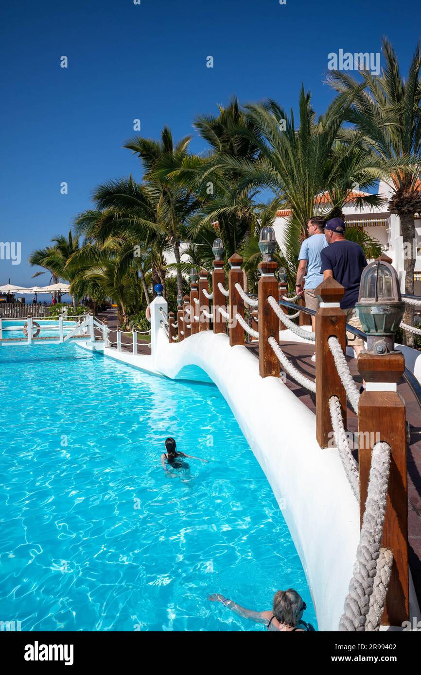 Pool at Playa El Camison Stock Photo - Alamy